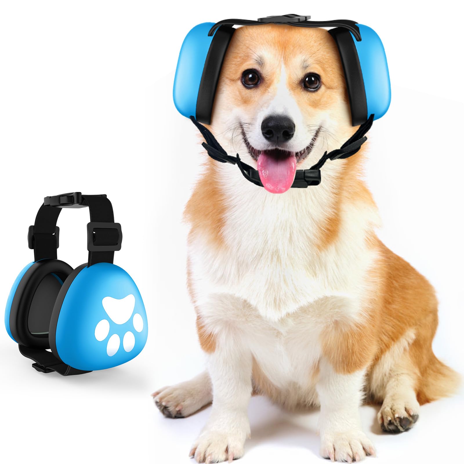 Amazon.com: Dog Ear Muffs Noise Protection, Dog Earmuffs 29dB Dog ...