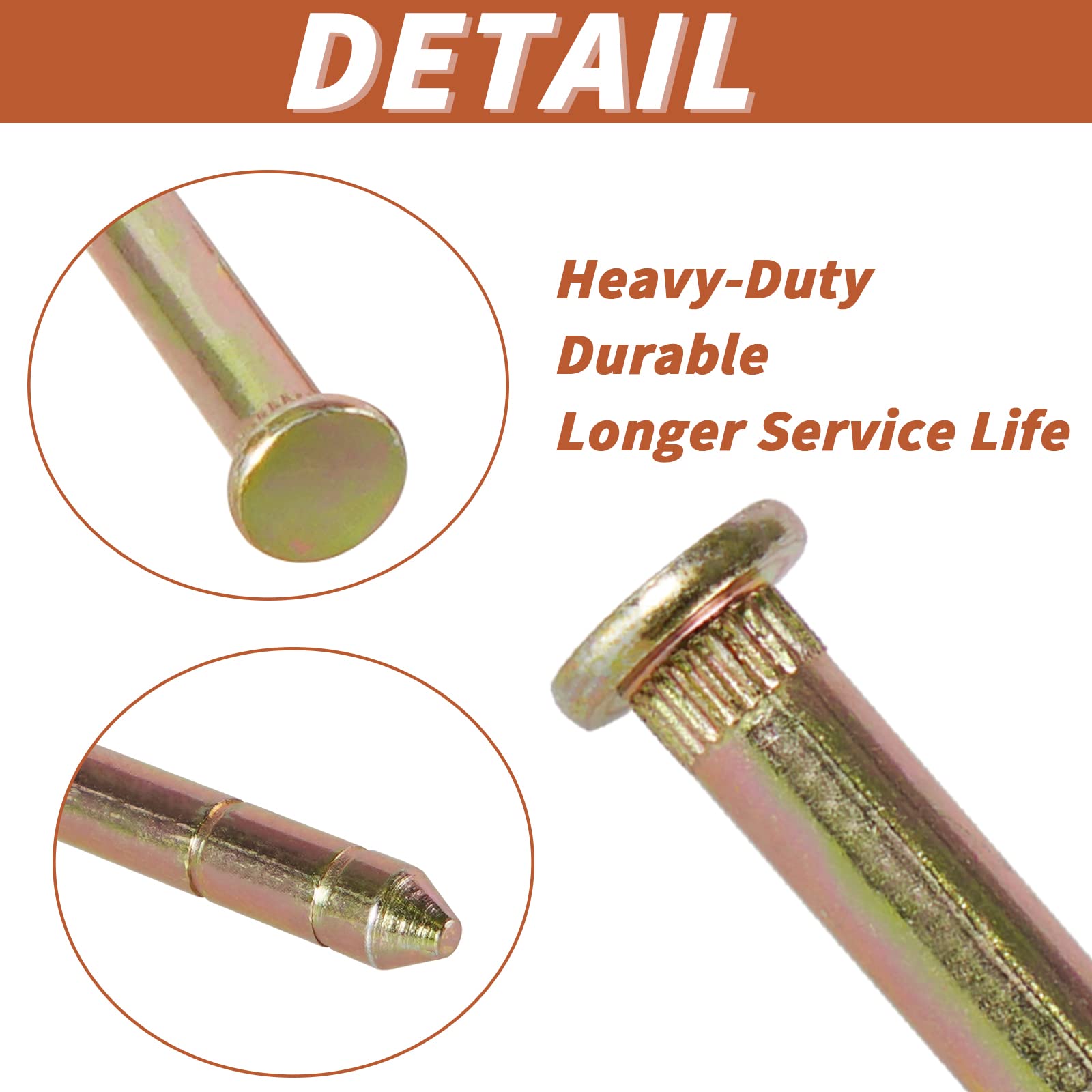 Snapklik.com : GSTP Door Hinge Roller Pin Bushing Kit Heavy Duty Compatible