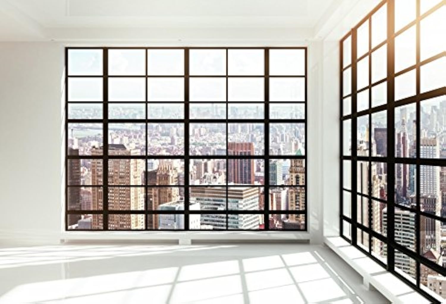 Yeele 10x8ft Skyscraper Window Backdrop Office Building French Window ...
