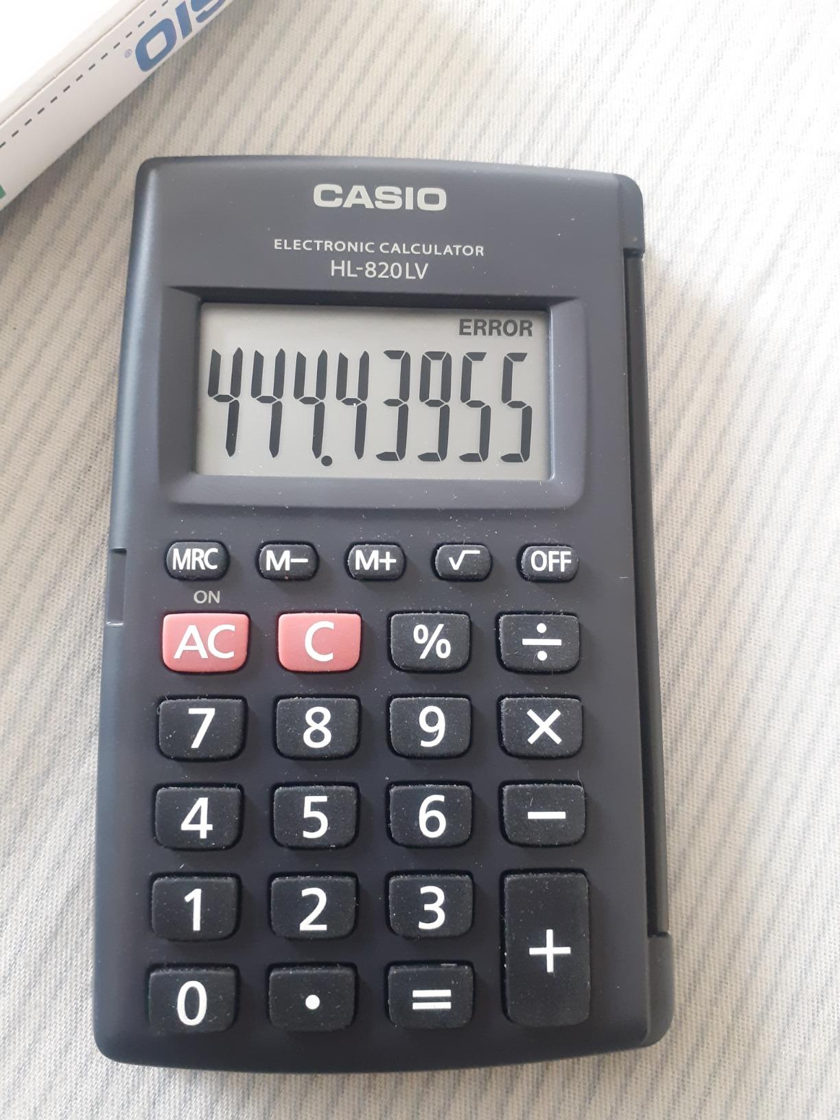 Casio HL820LV-BK Portable Calculator with Flip Cover : Amazon.in ...