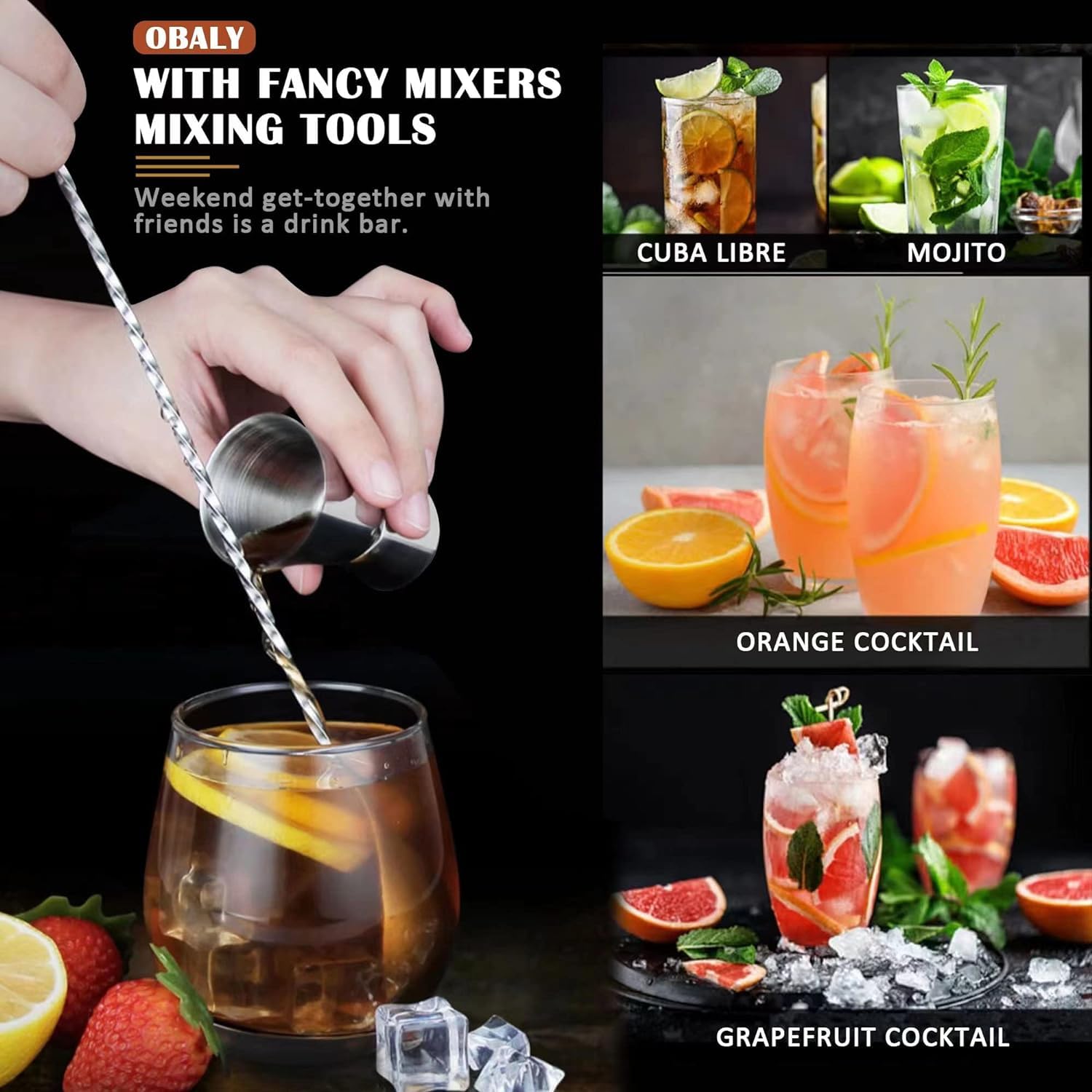 Snapklik.com : Cocktail Metering Cup Stainless Steel Cocktail Meter 25/ ...