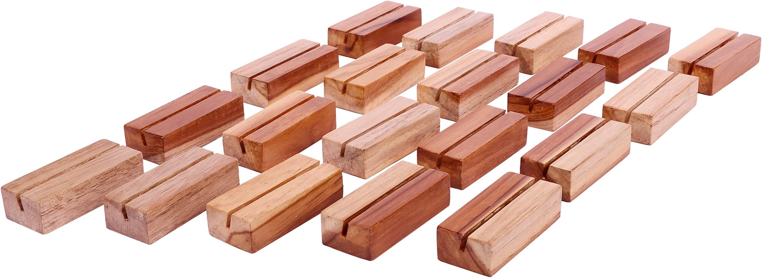 MIHAD Wooden Place Card Holders | Table Number Holders | Photo ...