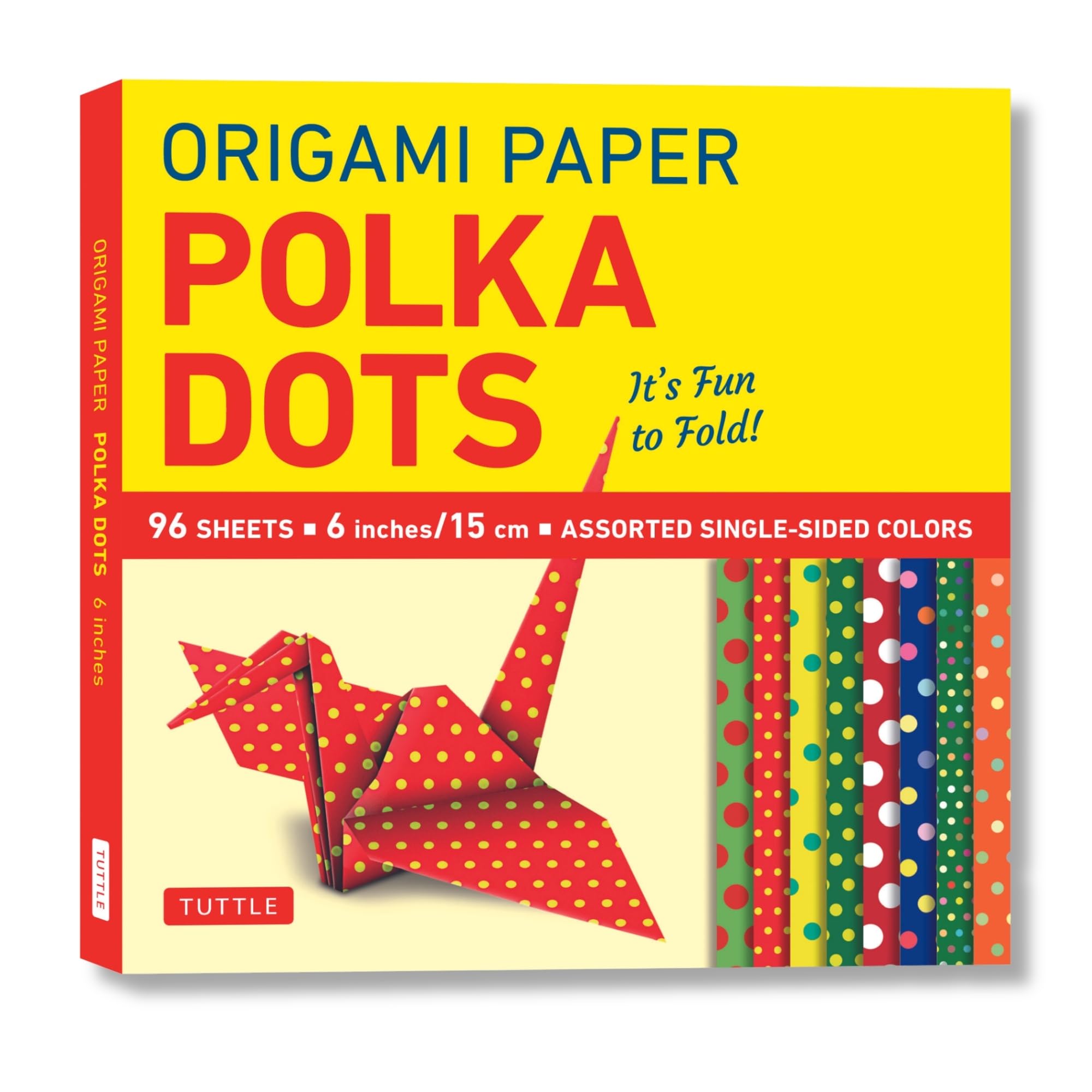 Origami Paper 96 sheets - Polka Dots 6 inch (15 cm): Tuttle Origami ...