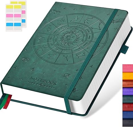 Amazon.com : Hardcover Notebook Journal, A5 Lined Daily Journal College ...