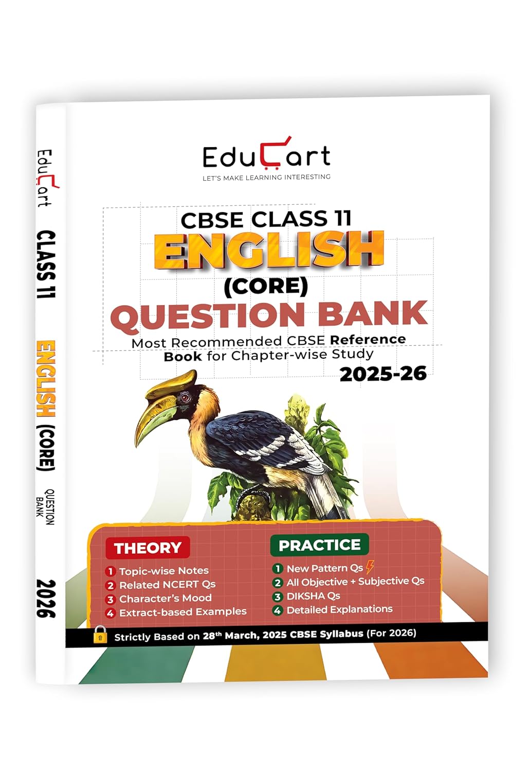 Educart CBSE Class 11 English Core Question Bank 2026 (Strictly for ...