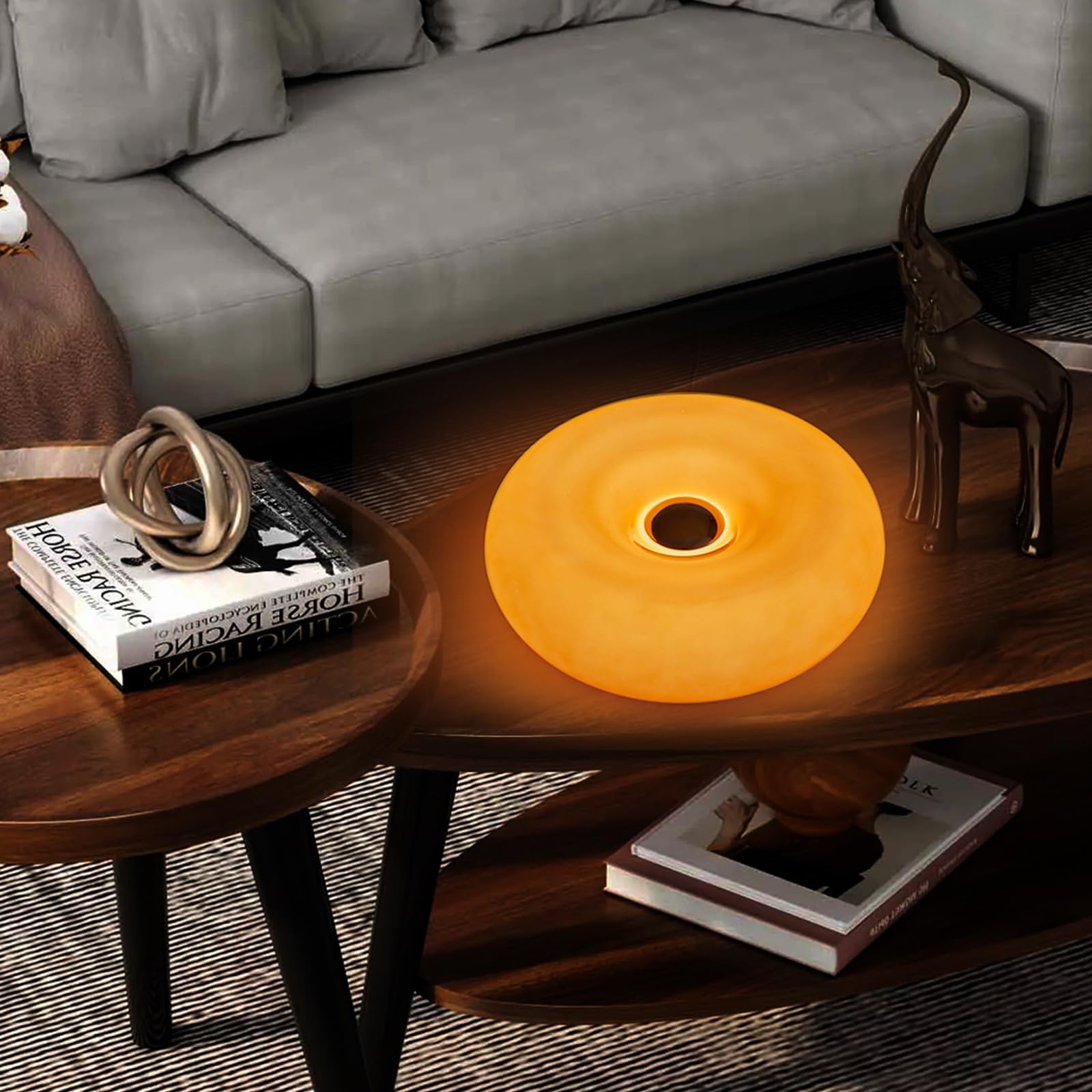 Snapklik.com : Creative Design Donut Atmosphere Lamp, Plug- In Control ...
