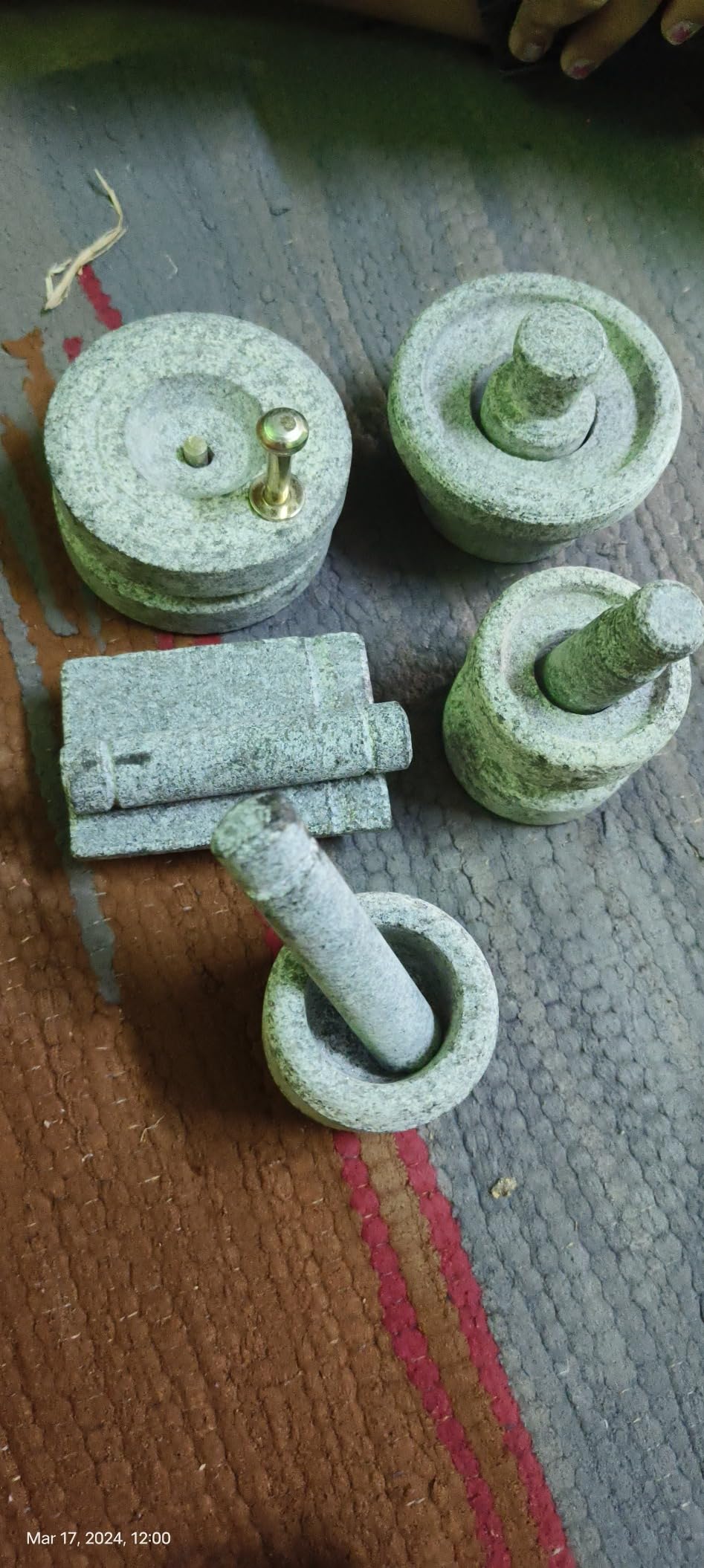 EZAHK Stone Miniature Kitchen Set for Kids, Pooja and Grahapravesam ...