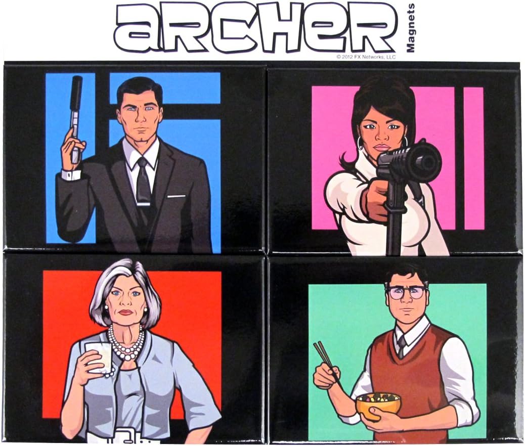 Amazon.com: Archer Magnets [Set of 4] : Everything Else