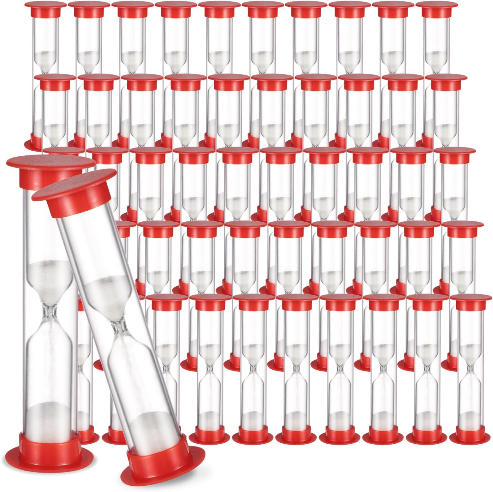 Amazon.com: 1 Minute Sand Timer, 50 Pcs Plastic Sand Timers, Small ...