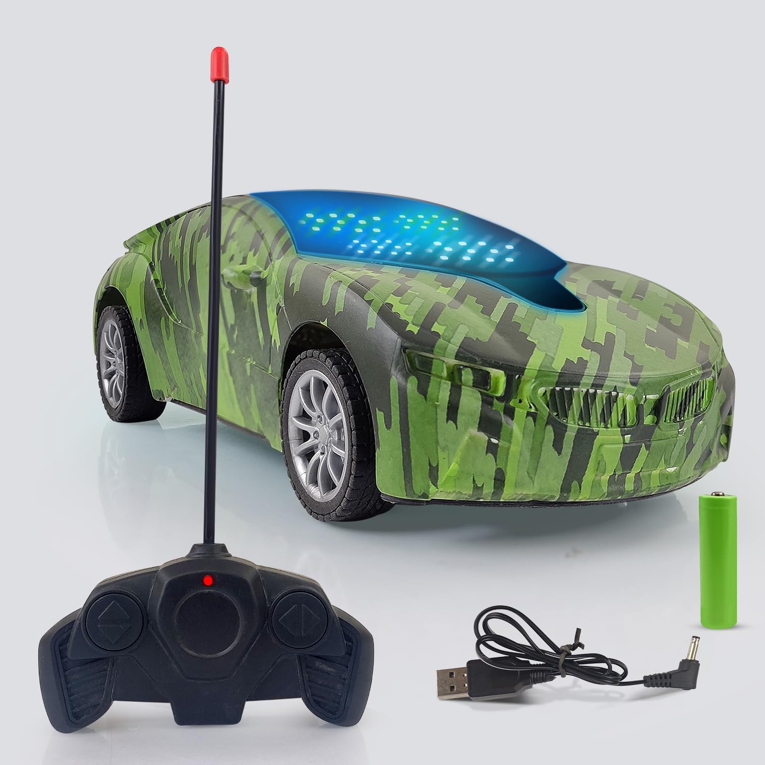 Gooyo GY-222CH Rechargeable Remote Control Car Toy | Yellow Color ...