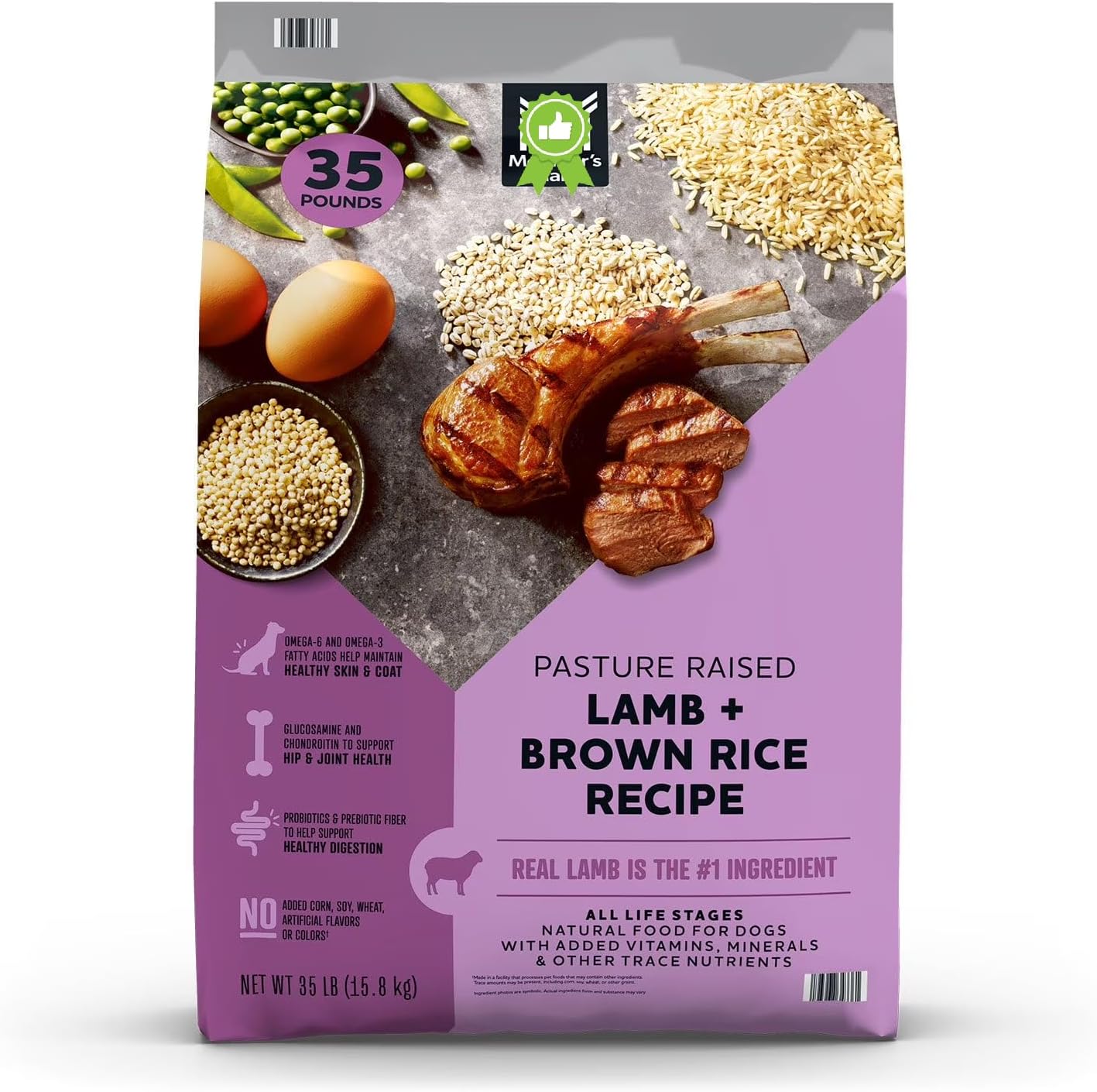 Amazon.com: Member Marks Pasture Raised Lamb and Brown Rice Recipe Dry ...