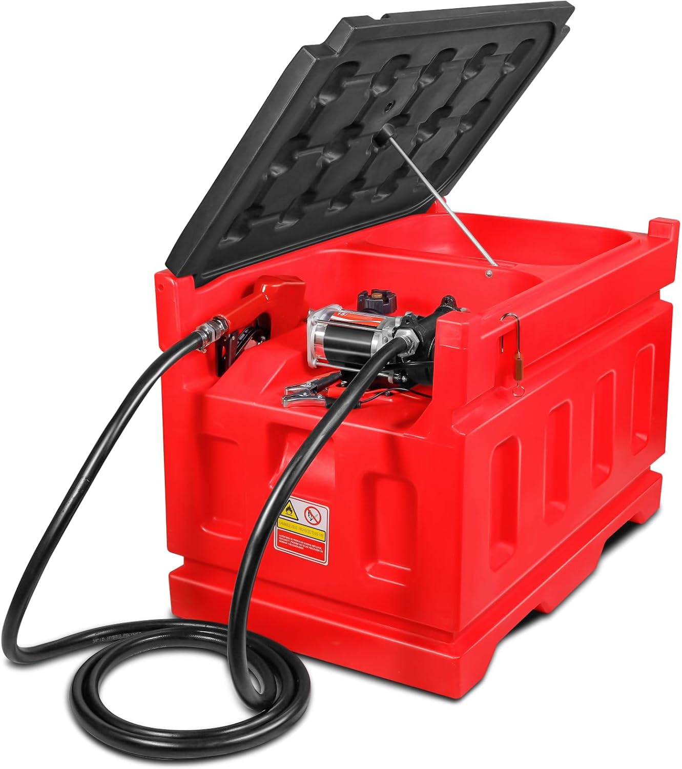 Amazon.com: Portable 48 Gallon Fuel Tank with Pump for Gasoline ...