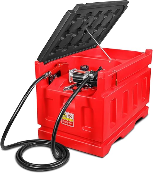 Amazon.com: Portable 48 Gallon Fuel Tank with Pump for Gasoline ...