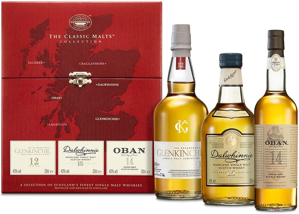 The Classic Malts Collection - Gentle 3 x 20cl - Whisky 20cl x 3 40% ...