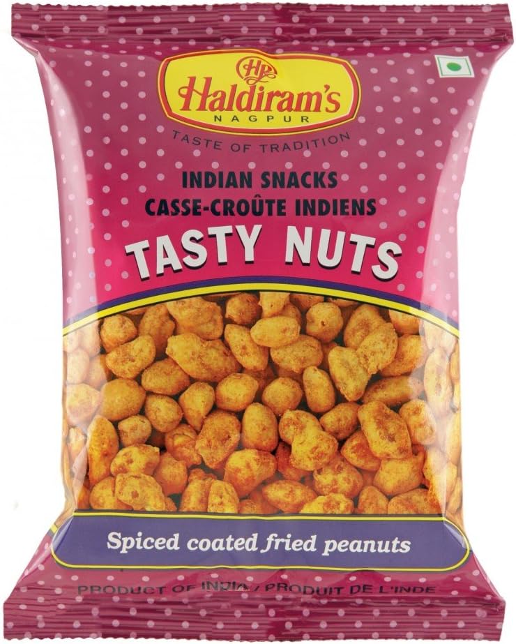 6 X Haldiram's Tasty Nuts Spiced Coated Fried Peanuts Party Snacks 150g X 6 Pack : Amazon.ca ...