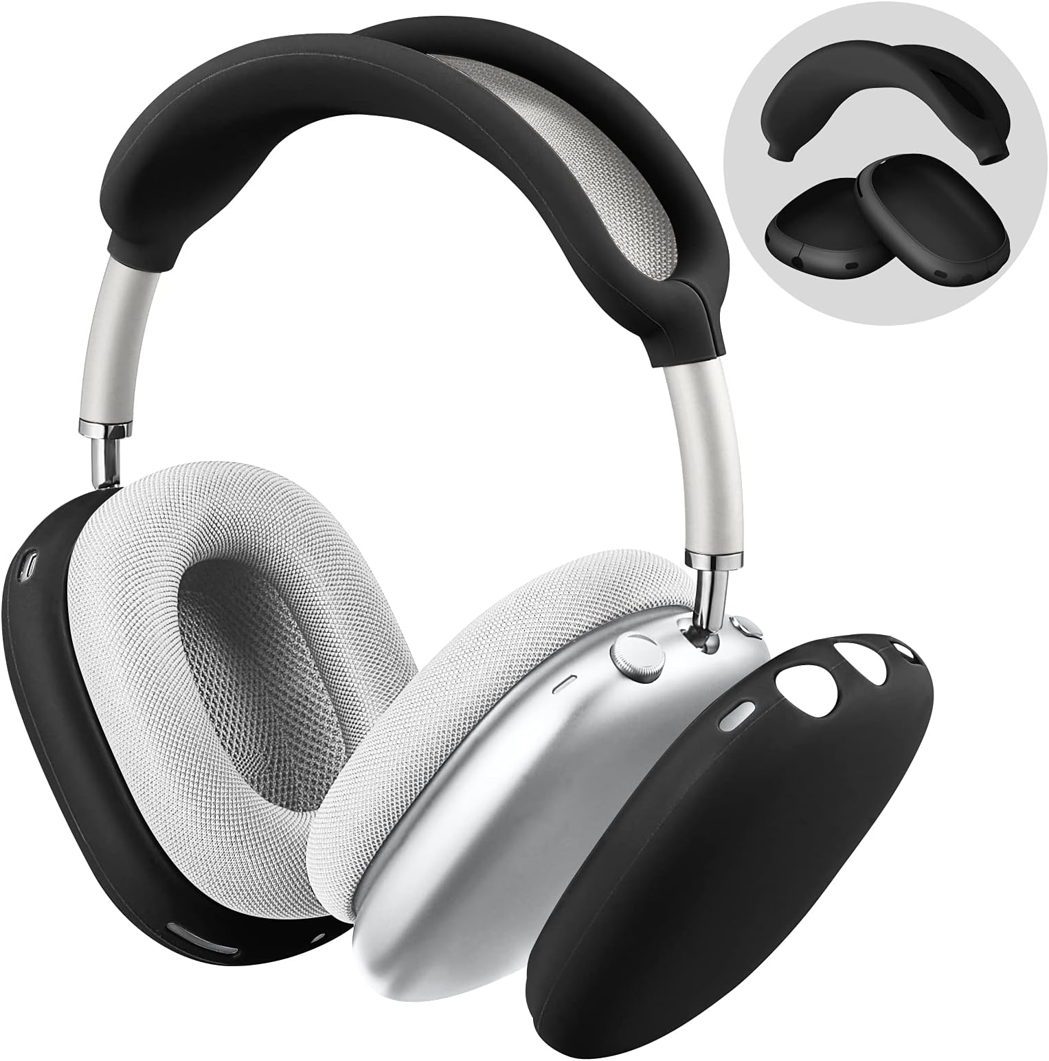 Amazon.com: FINTIE Silicone Case Cover for AirPods Max Headphones, Anti ...