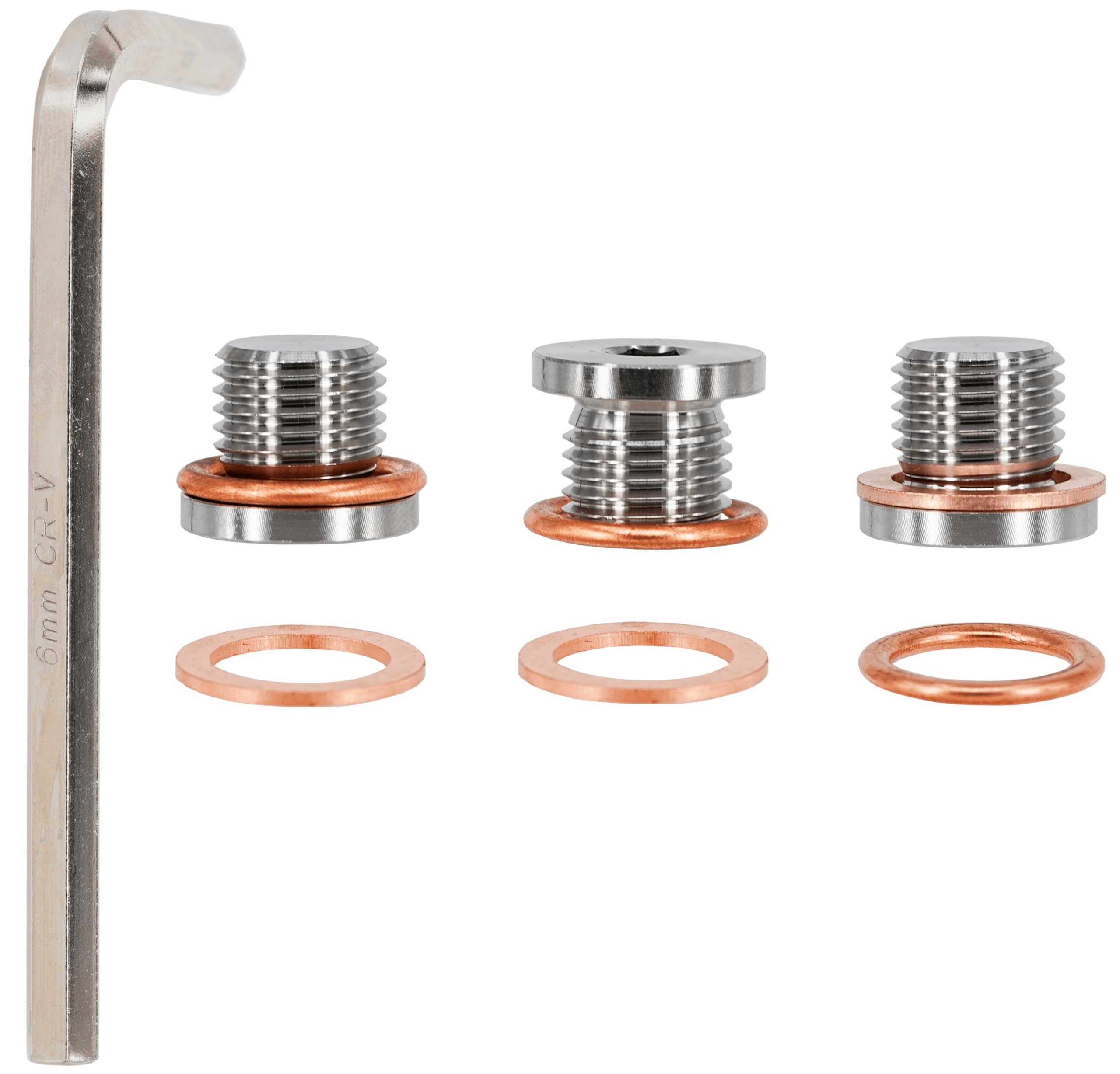 Amazon.com: Dsnaduo 3PCS Stainless Steel Oil Drain Plug Fit for 06-21 ...