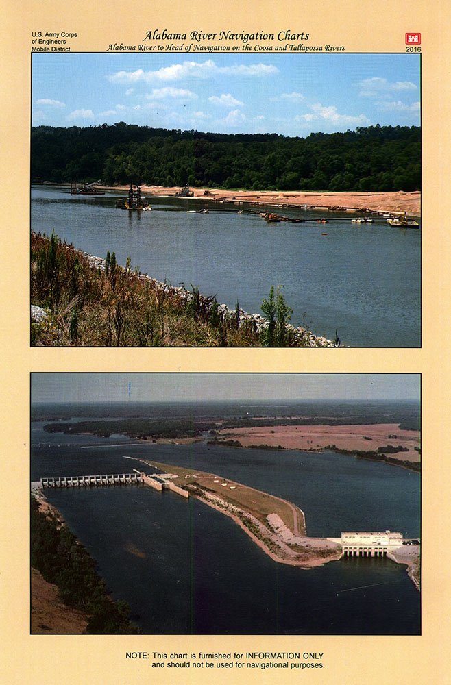 Amazon.com: Alabama River Navigation Charts, Alabama River to Head of ...