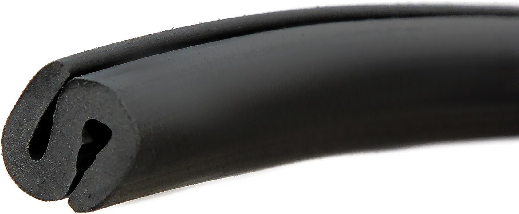 Glass Rubber Seal S Shape | Fits 0.15" Glass Thickness, 0.07" Metal ...