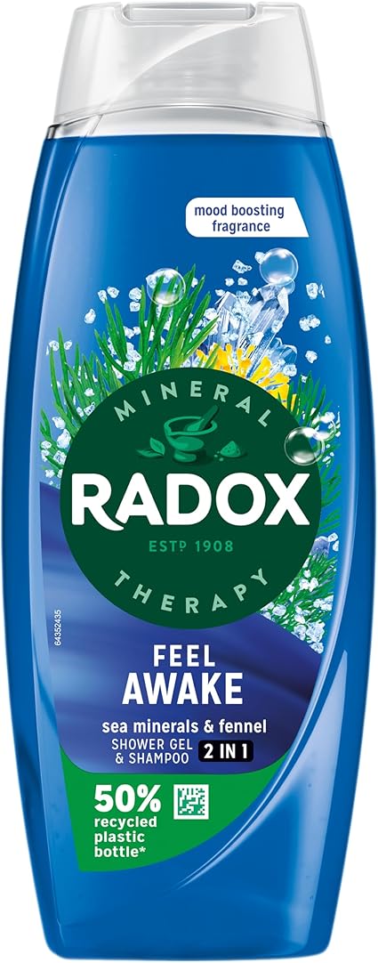 Radox Mineral Therapy Feel Awake Shower Gel With A Sea Mineral & Fennel ...