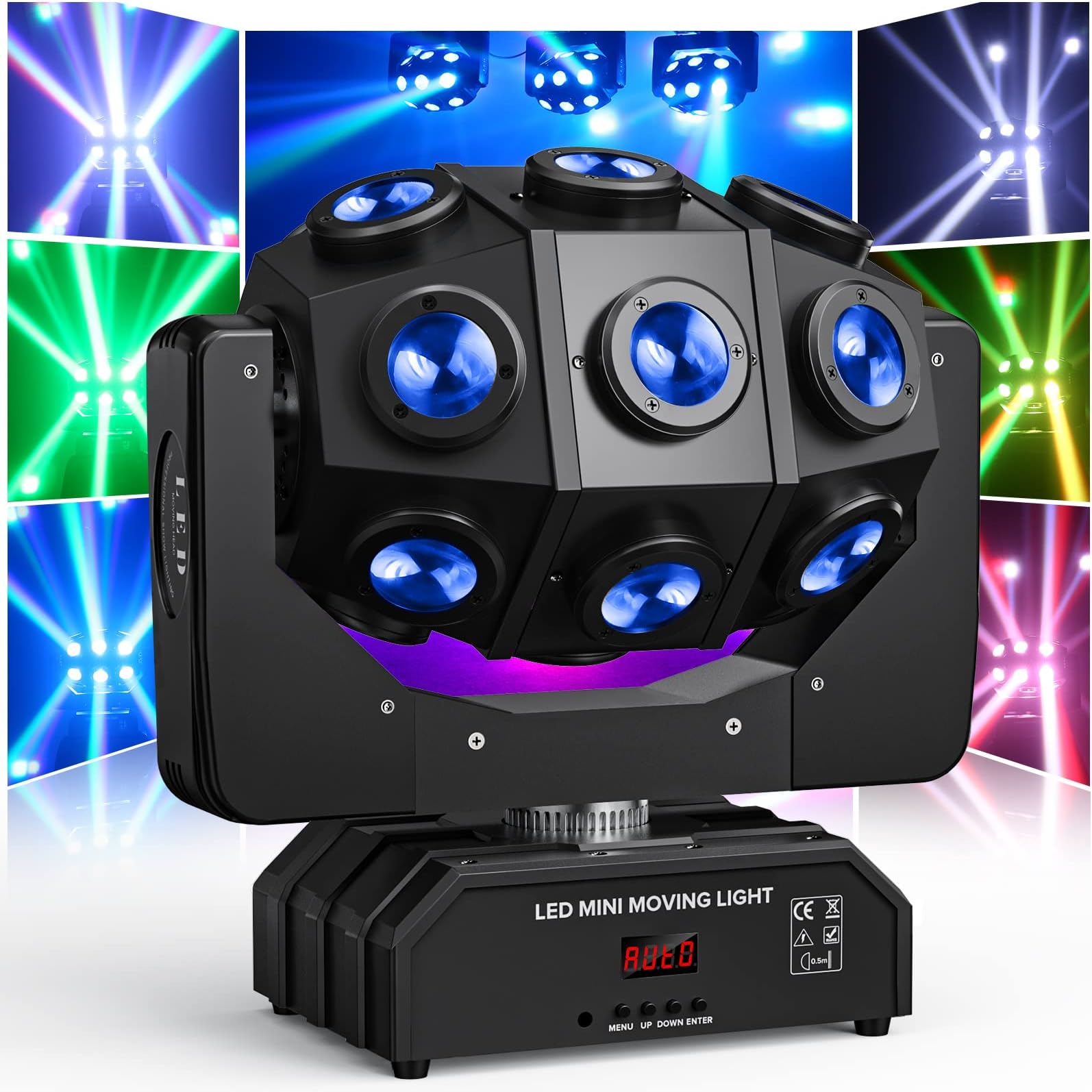 Amazon.com: Royal Lux Light - Moving Head RGBW LED Stage Lights: 150W ...