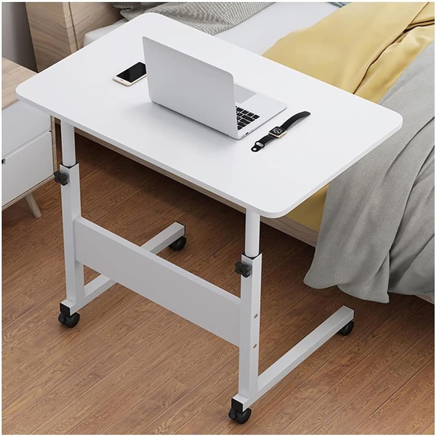 Amazon.com: EliteBloom Height Adjustable Mobile Table, Workstation ...