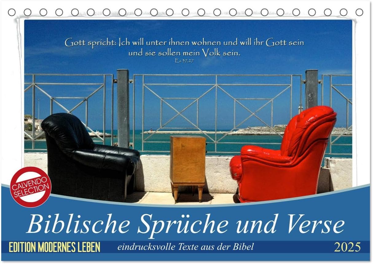 dictons et versets bibliques (calendrier de table 2025 DIN A5 paysage ...