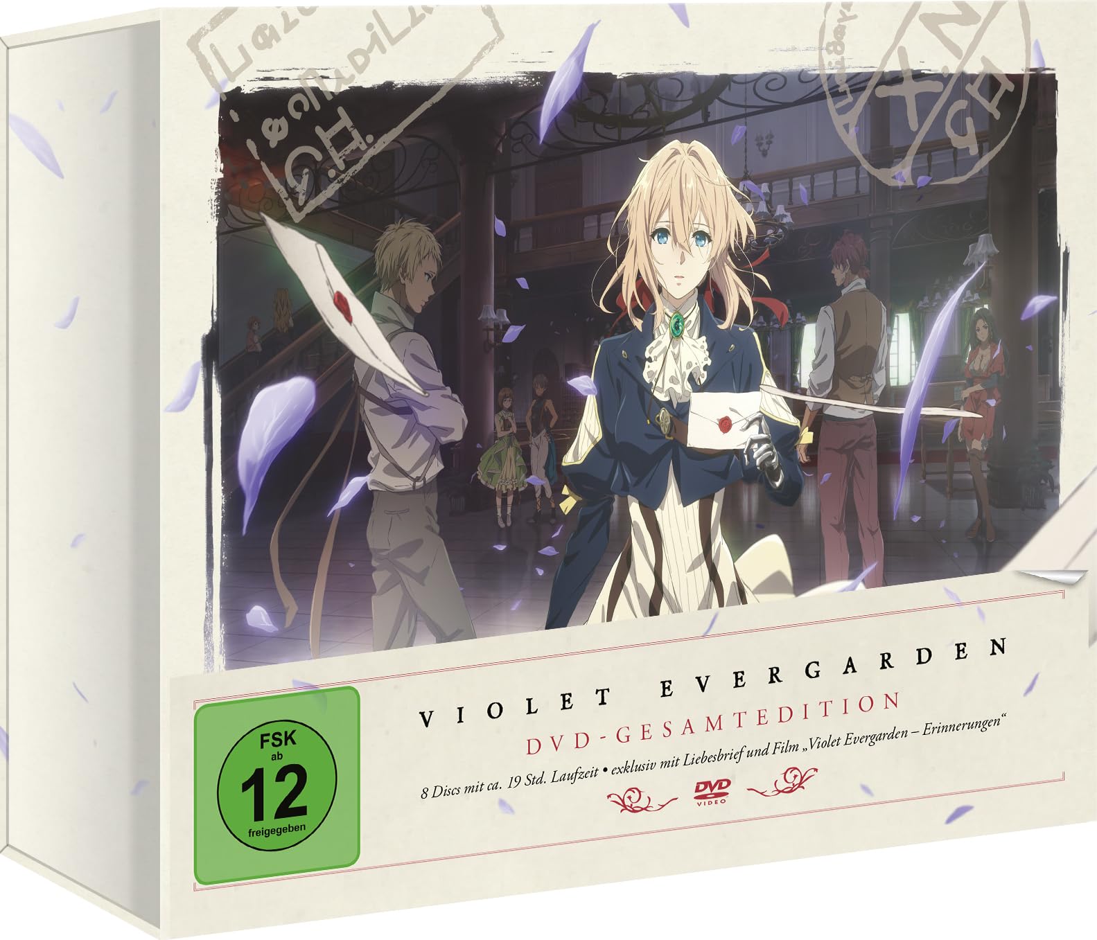 Amazon.com: Violet Evergarden - Gesamtedition, 8 DVD (Limited Collector's Edition) : Movies & TV