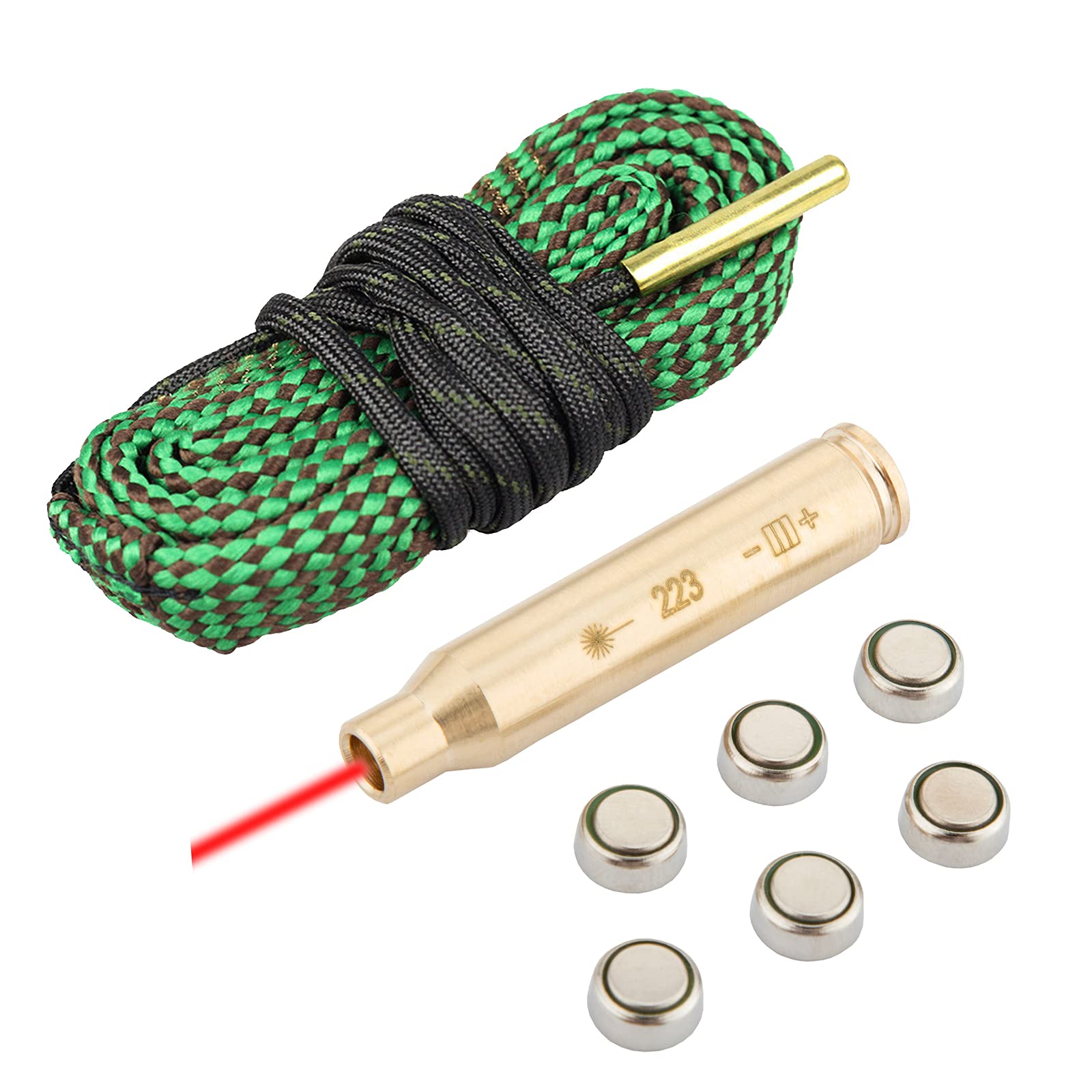 Buy 223 5.56 Snake Bore Cleaner + Bore , Bore Cleaning Snake for .22 ...