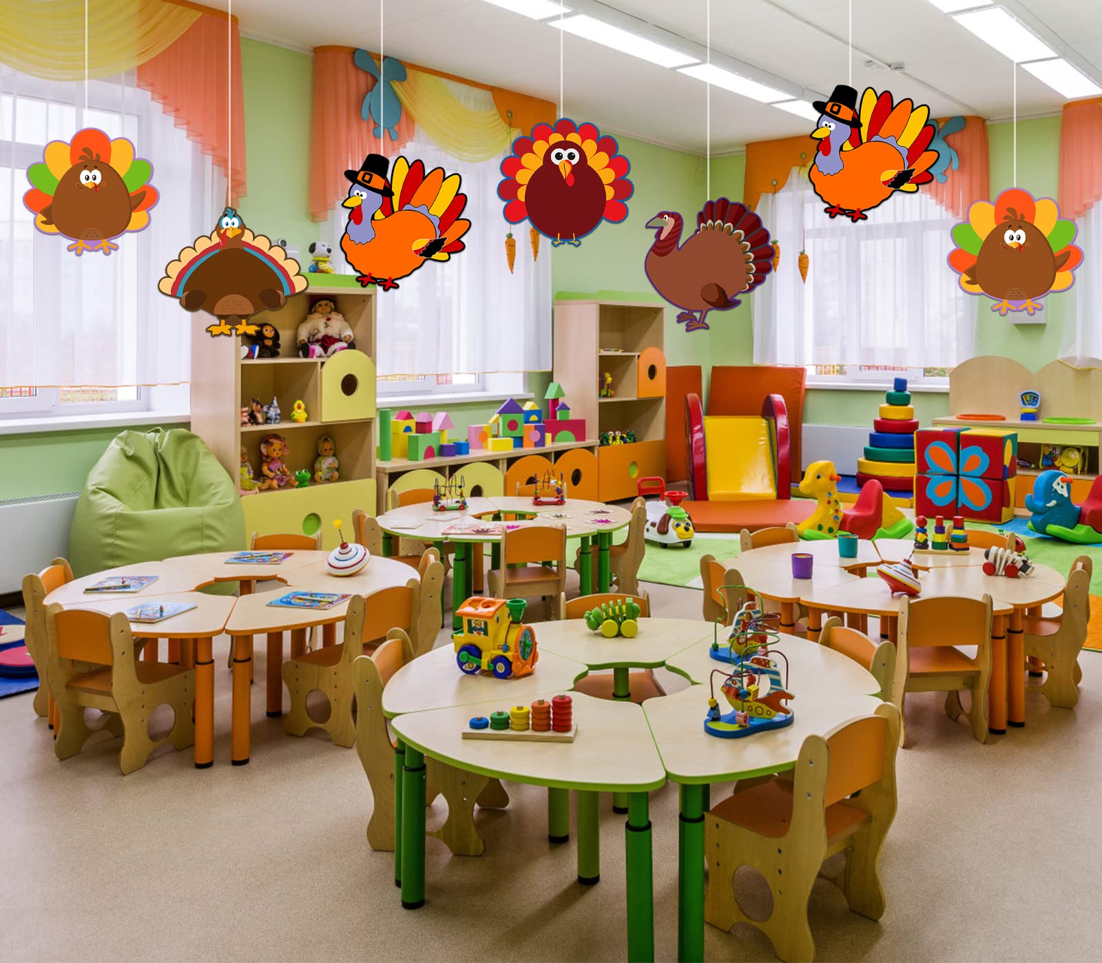 Snapklik.com : Thanksgiving Turkey Classroom Decorations 30pcs Turkey ...