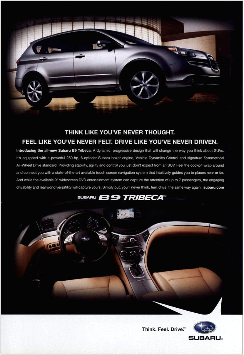 Amazon.com: RelicPaper 2006 Subaru B9 Tribeca: Drive Like You’ve Never ...