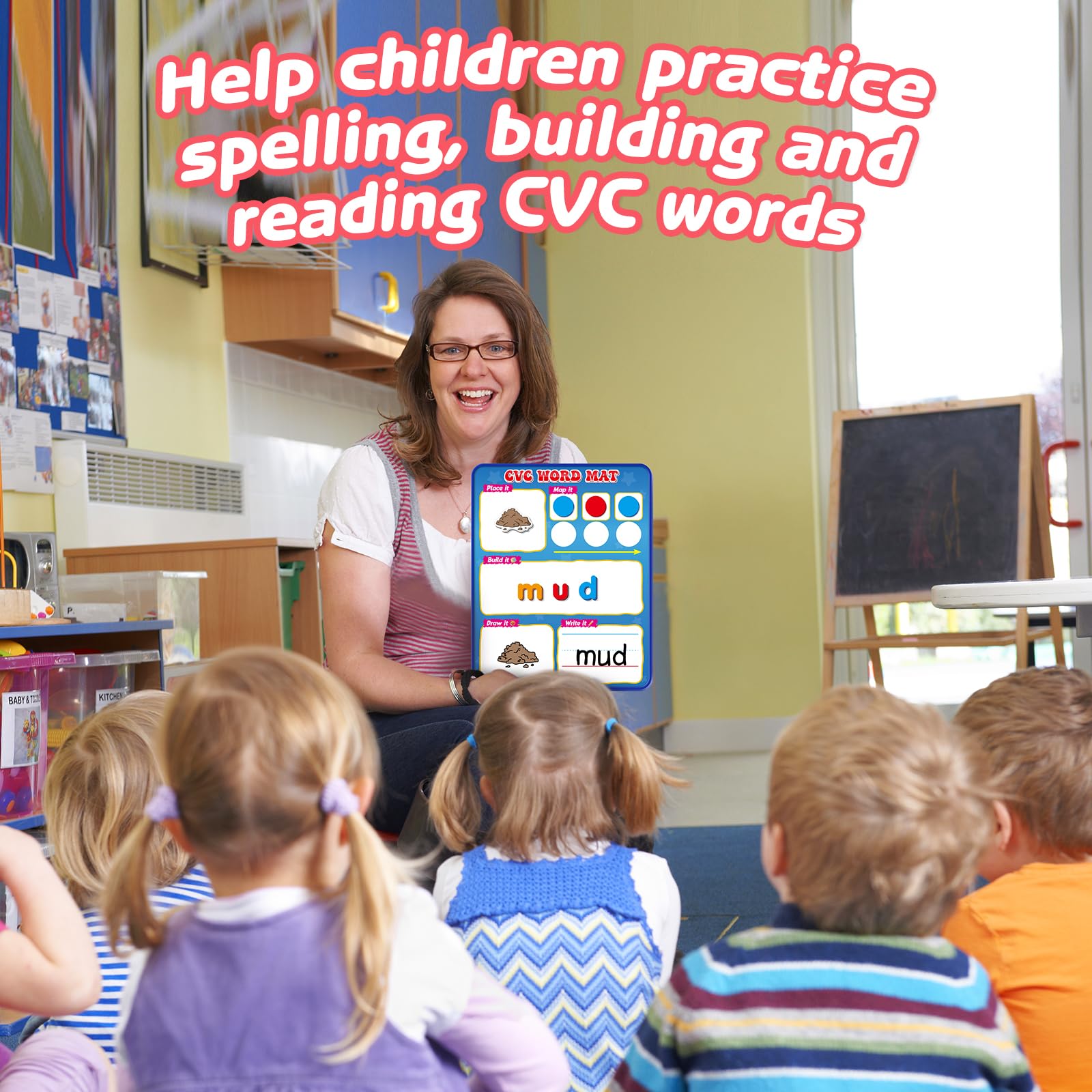 Snapklik.com : CVC Word Games,Phonics Games,Magnetic Letters & Dry ...