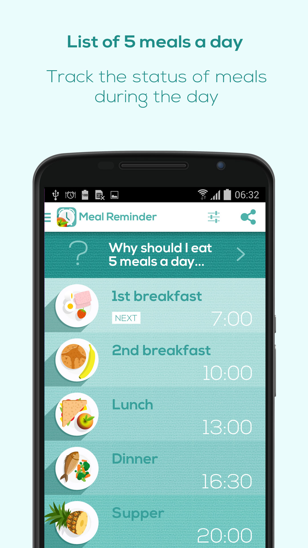 Meal Reminder - Weight Loss - App on the Amazon Appstore
