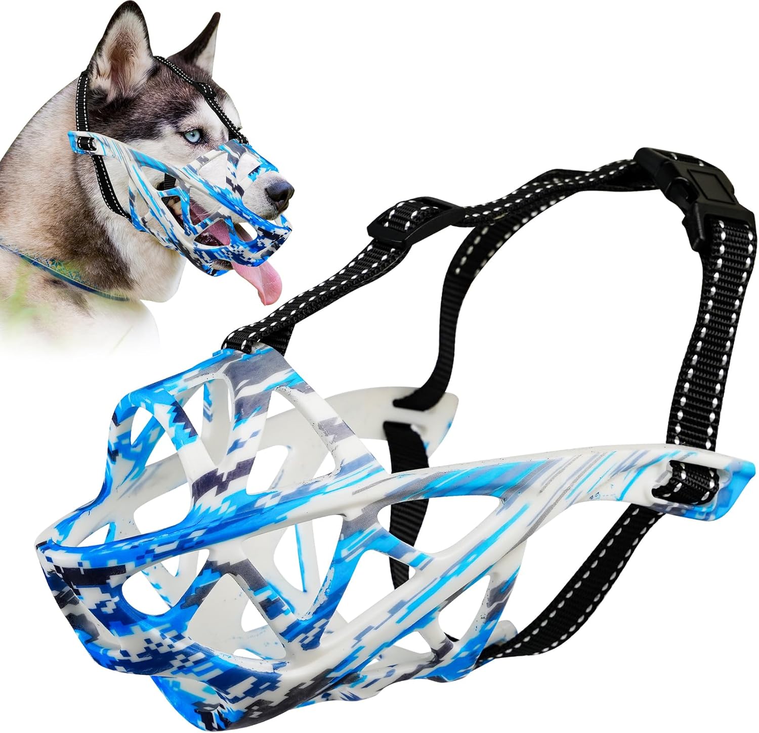 Amazon.com : ODRIEW Dog Muzzle for Large Dogs, Breathable Basket ...