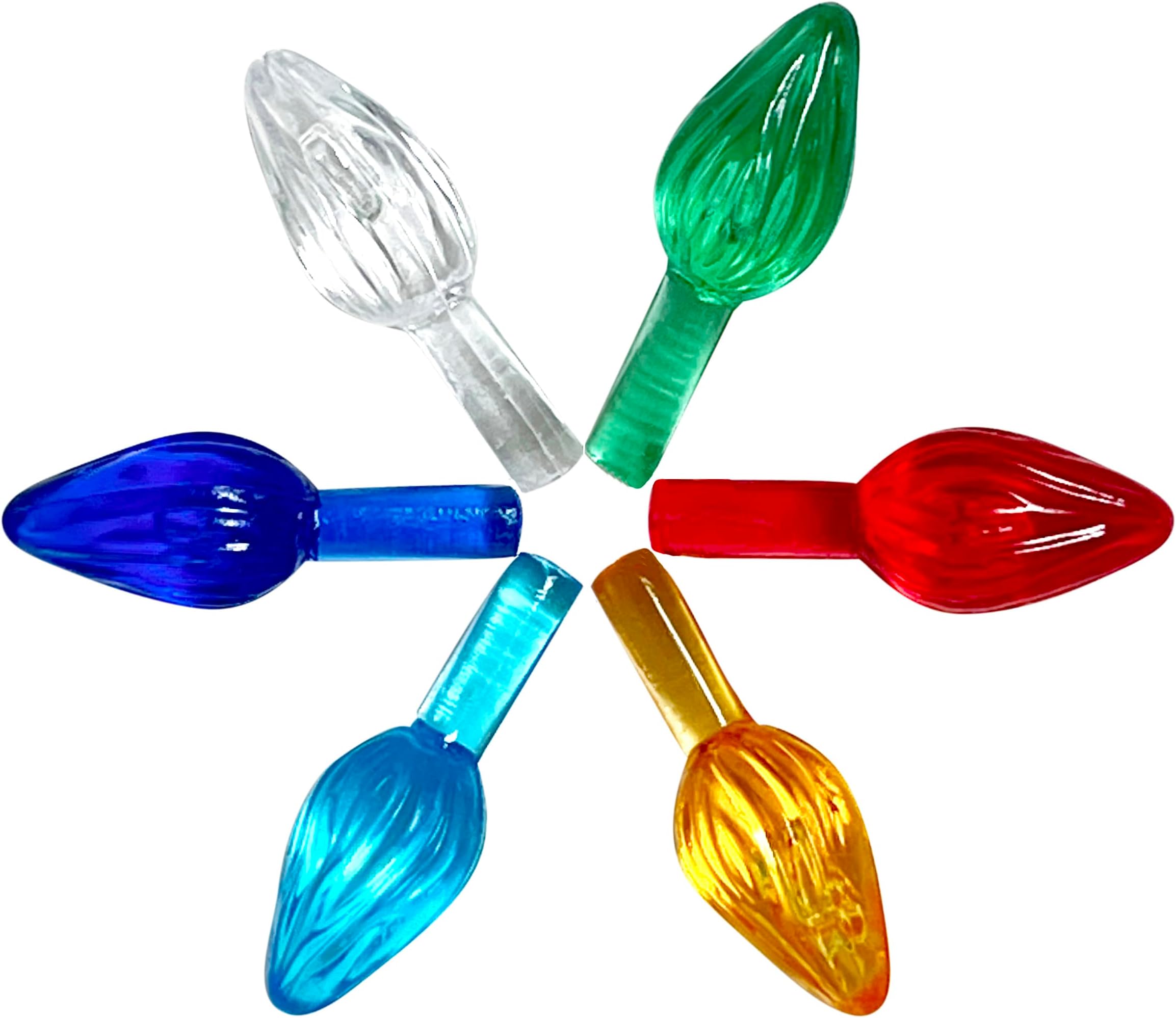 Amazon.com: 288 Pieces Ceramic Christmas Tree Replacement Light Bulbs ...