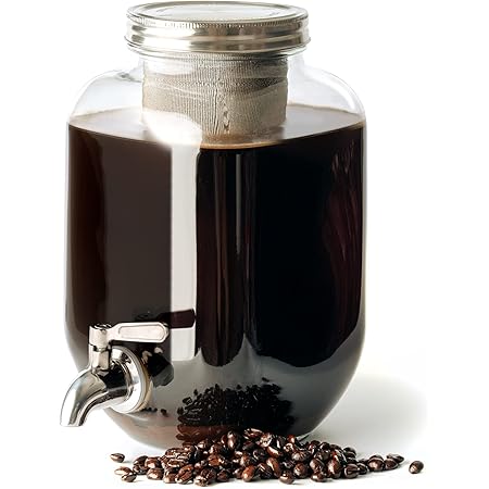 Amazon.com: County Line Kitchen - Cold Brew Mason Jar Coffee Maker ...
