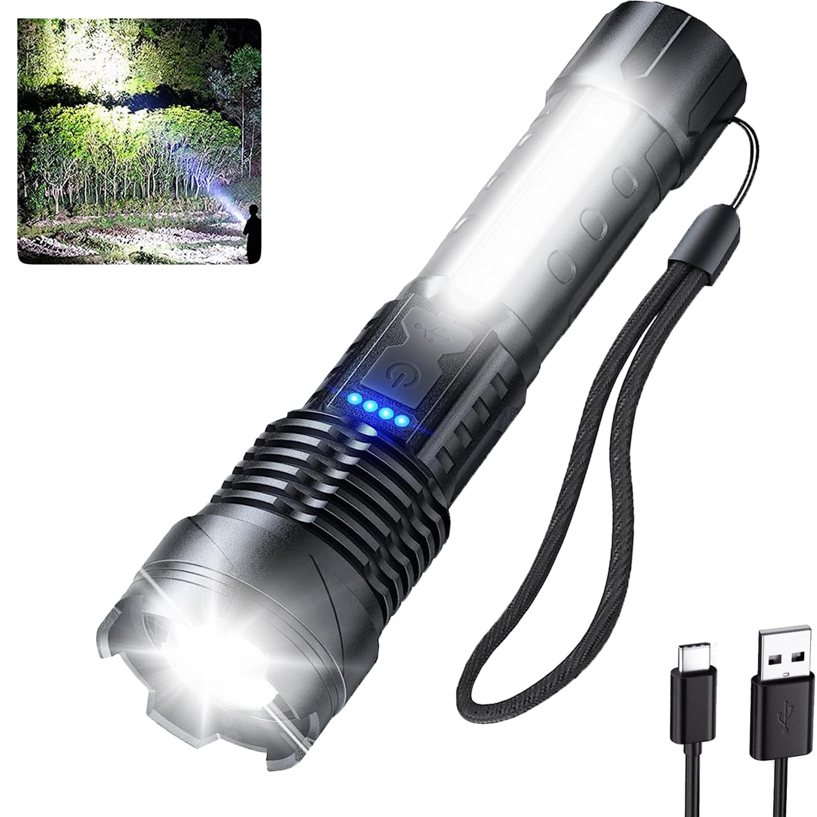 Snapklik.com : Sogidon Flashlights High Lumens Rechargeable, High Lumen ...