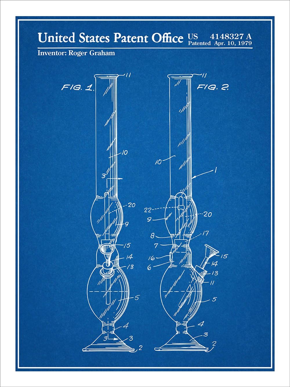 Amazon.com: Studio 21 Graphix 1979 Smoking Device Water Pipe Bong ...