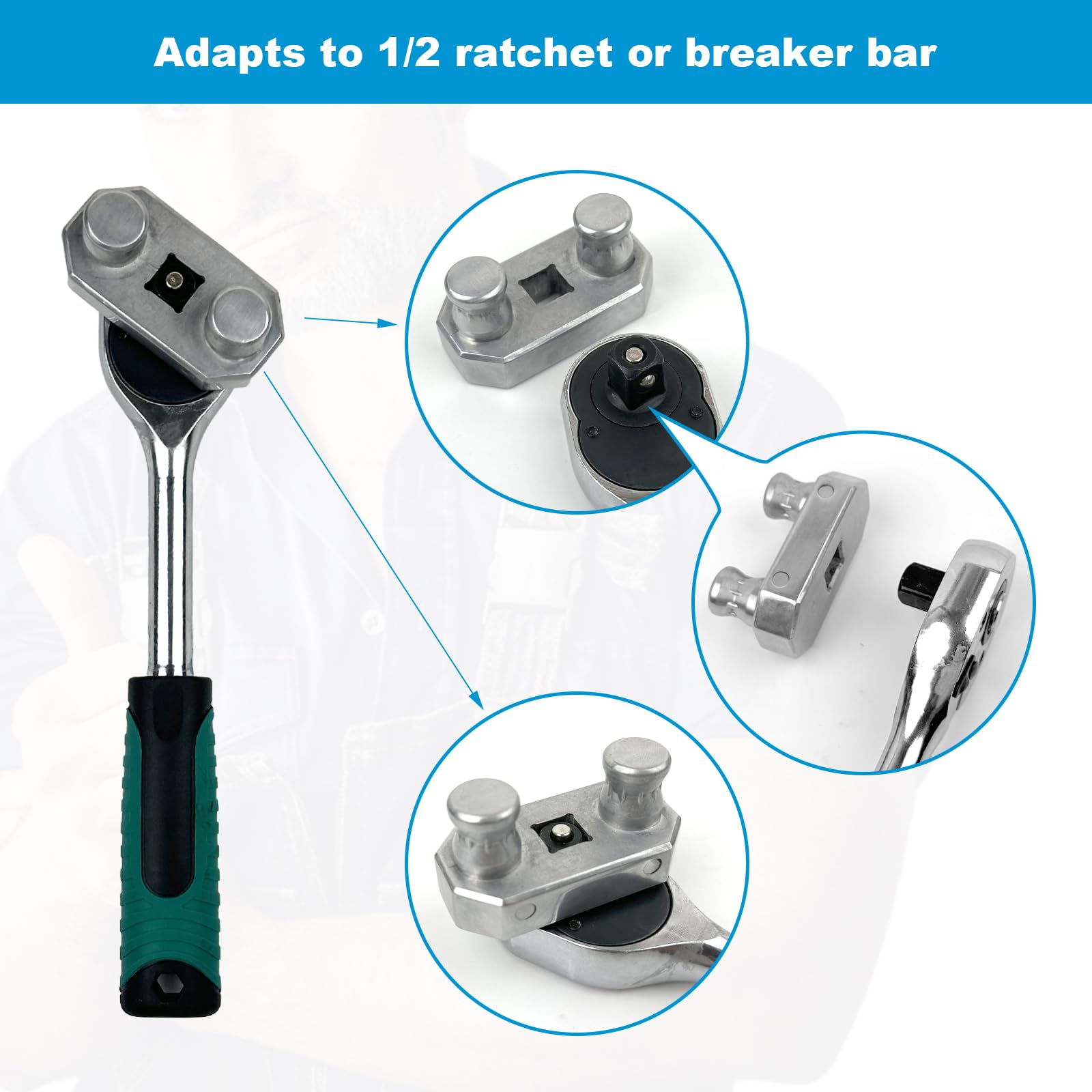 Snapklik.com : 77455 Cable Bending Tool, 1/2 Inch Ratchet Connection ...