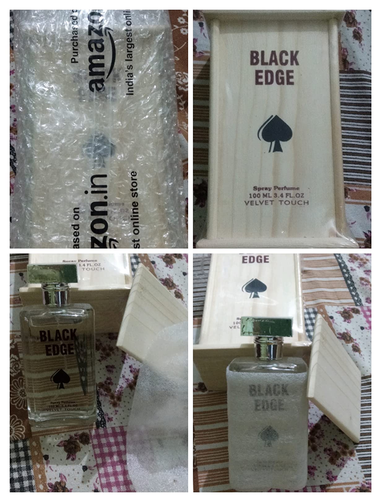 Buy Velvet Touch Black Edge Perfume Spray Exclusively For Men, 100ml ...