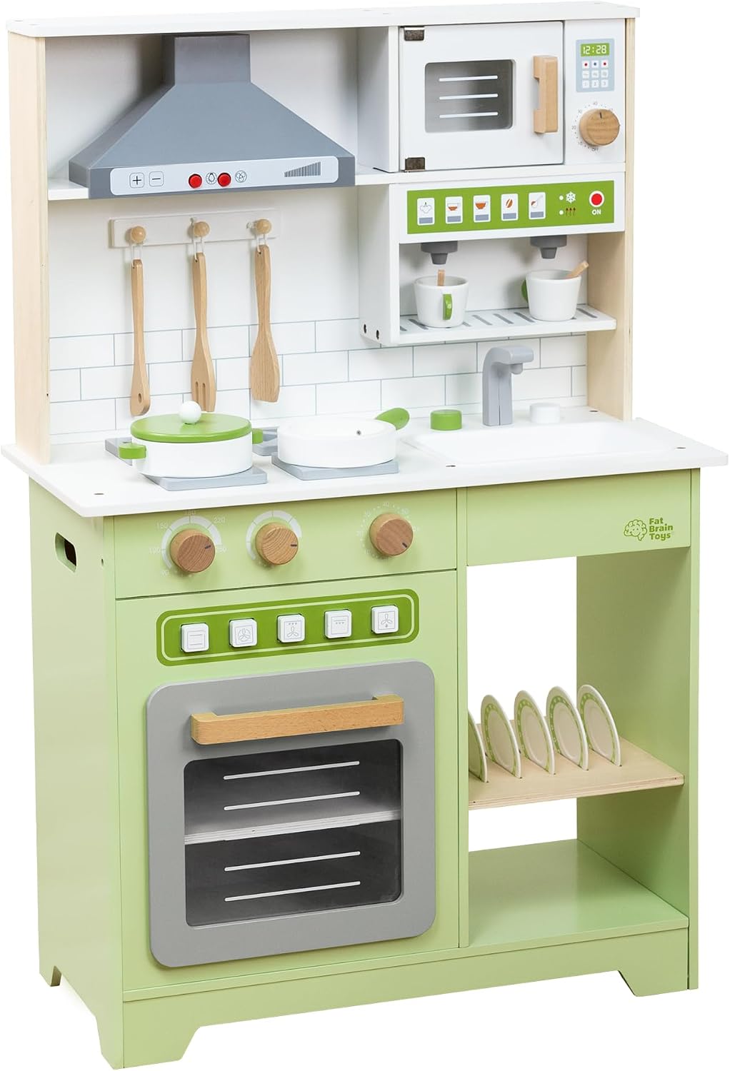 Amazon.com: Fat Brain Toys Cook, Bake, and Brew Modern Deluxe Kitchen ...