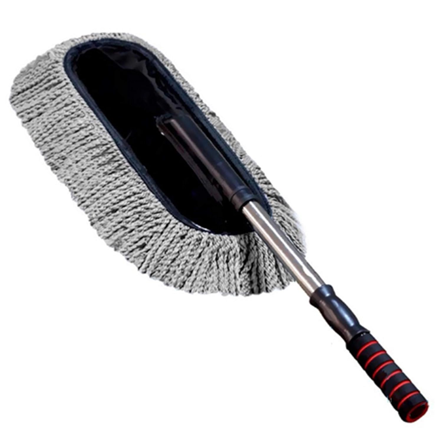 Car Cleaning Microfiber Round Shaped Duster (Grey) : Amazon.in: Car ...