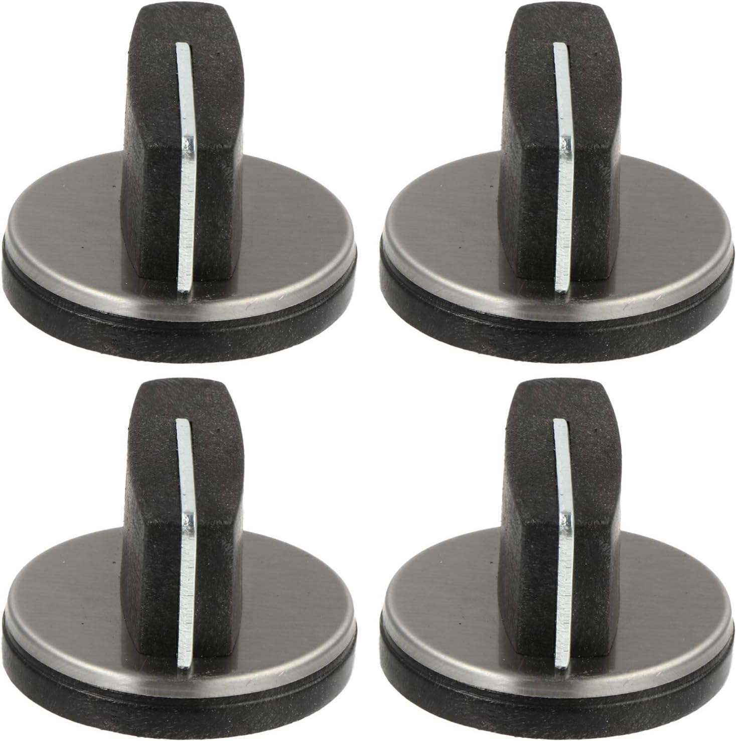 Amazon.com: 4pcs Burner Control Knobs Round Gas Stove Knobs Cooker Oven ...