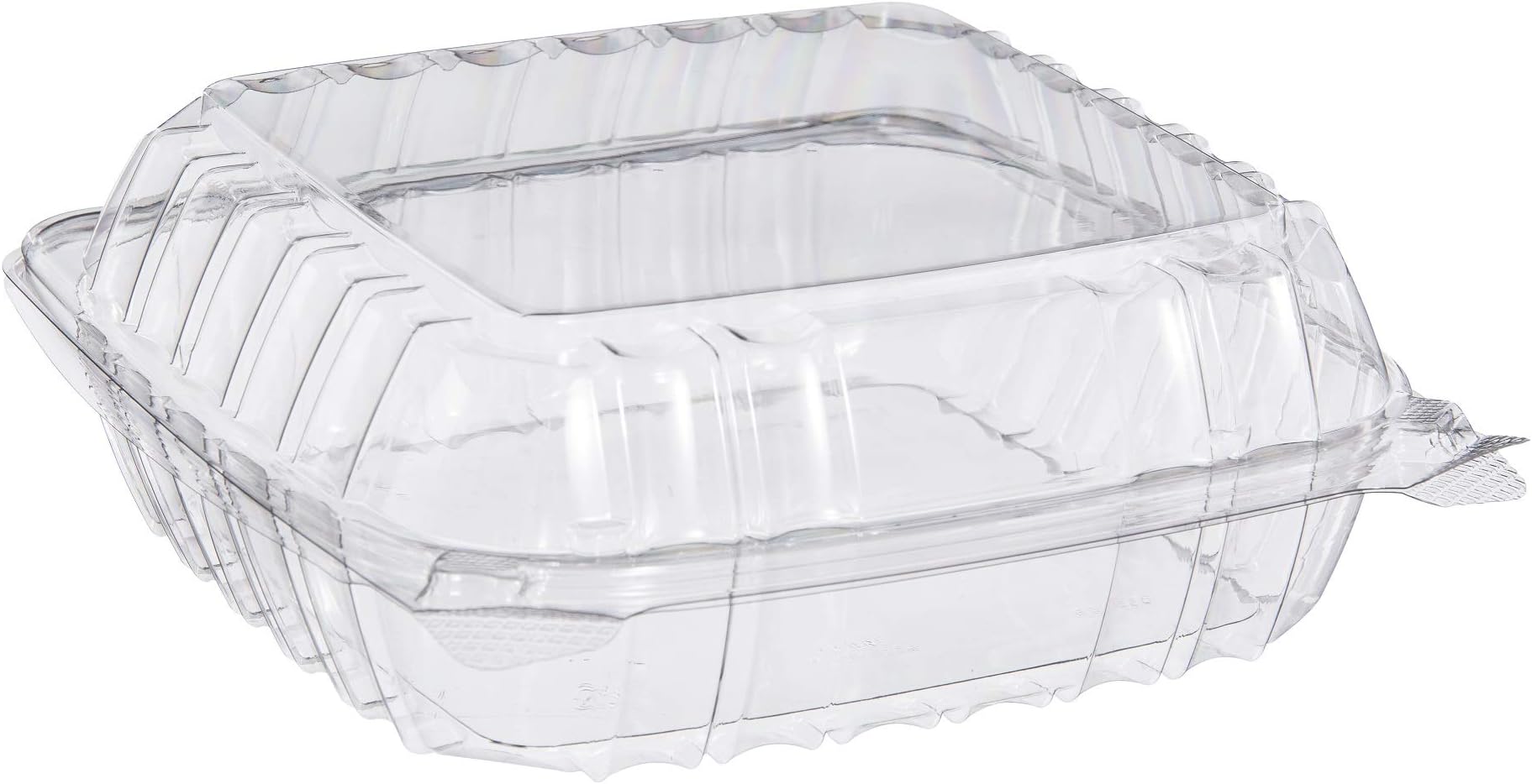 Amazon.com: Juvale 50 Pack Clear Disposable Food Containers with Hinged ...
