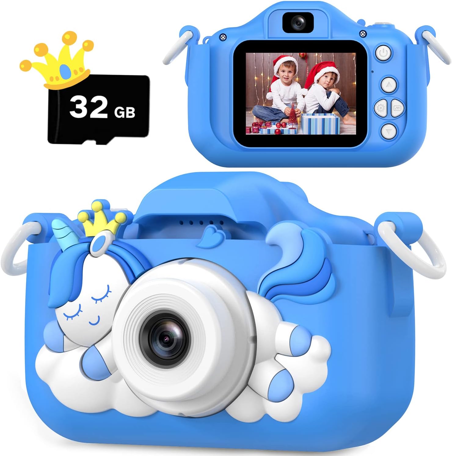 HOOMOON Einhorn-Kamera für Kinder, Selfie-Kamera, Spielzeug, Geschenk ...