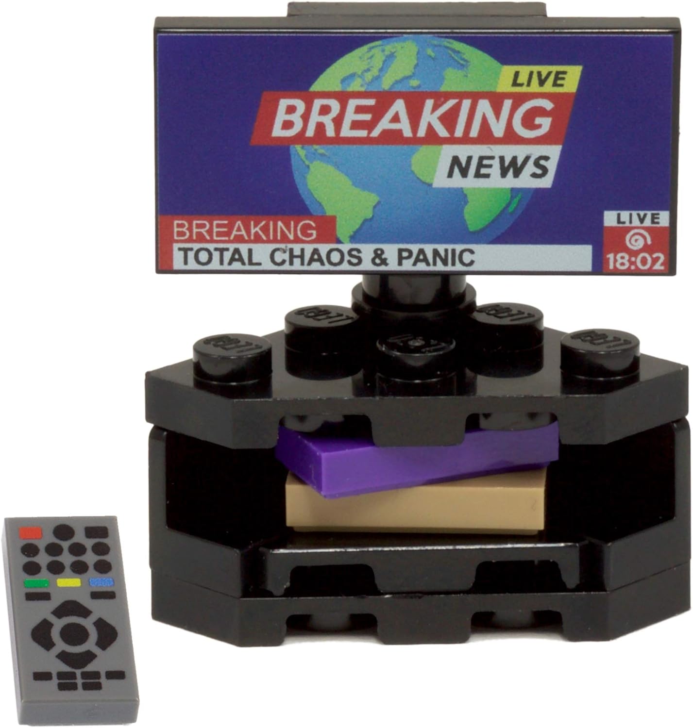 TV Television, Corner unit with remote | All parts Genuine Lego ...