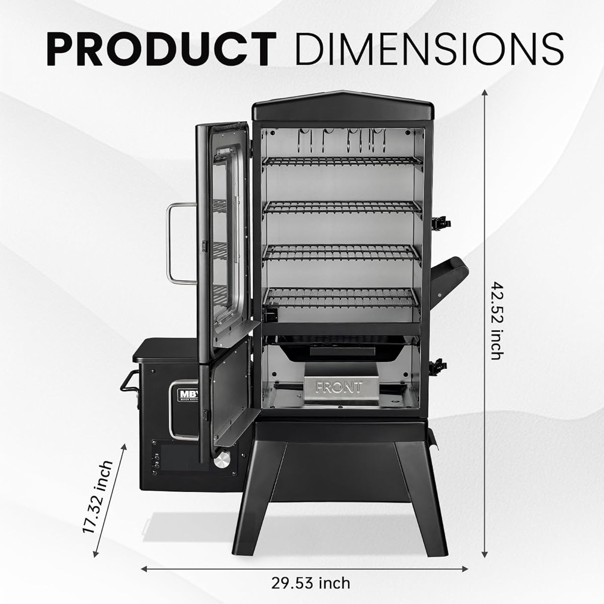 $13/mo - Finance Pellet Smoker with Cover, Electric Wood Pellet Smoker ...