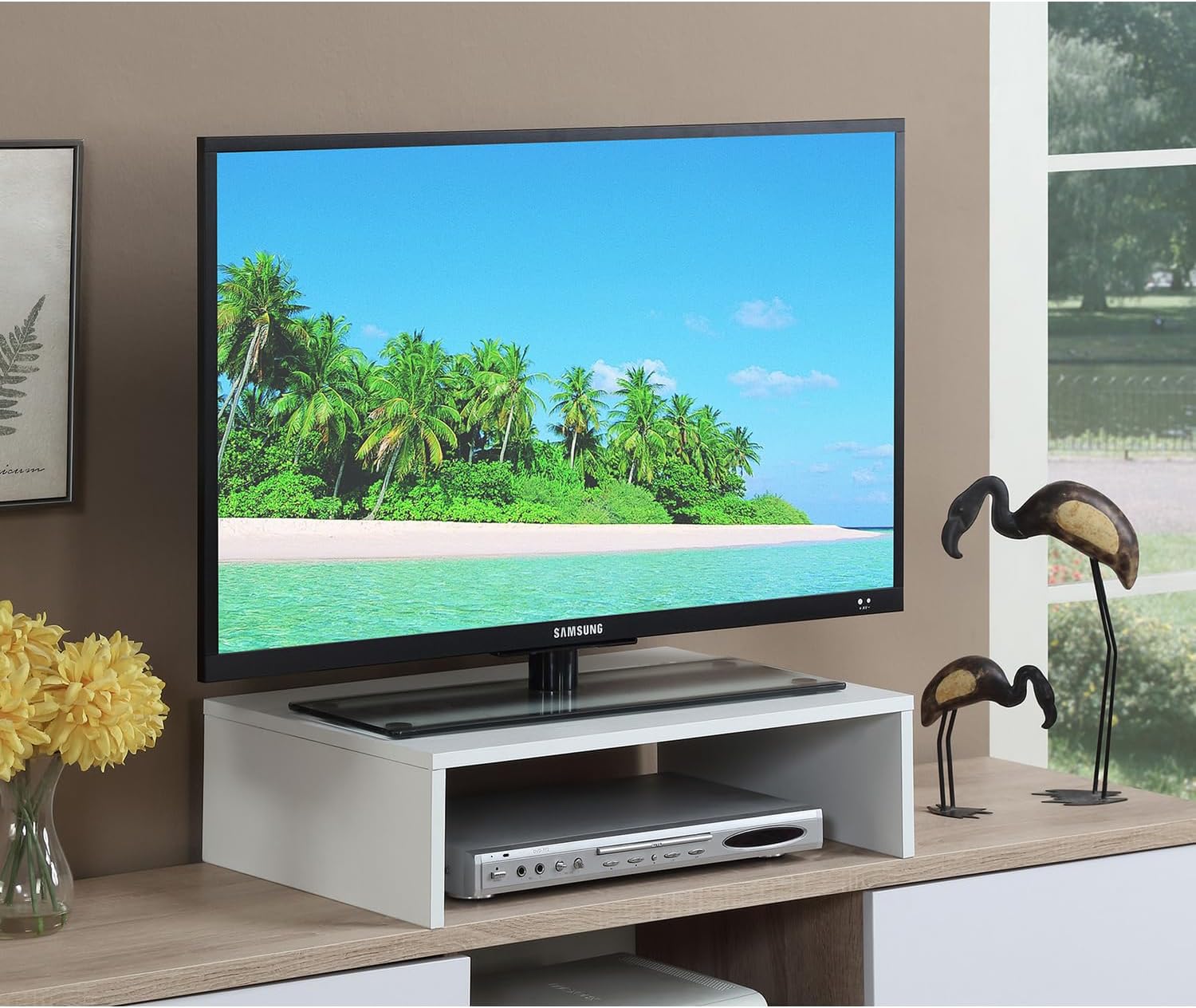Amazon.com: HomeStock Baroque Bliss Small TV/Monitor Riser : Home & Kitchen
