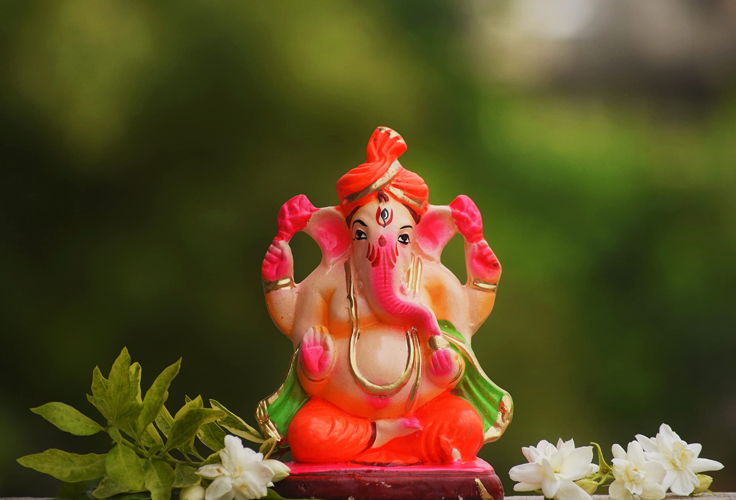 Buy B S NATURAL Ganesha/Idol Ganesh Chaturthi Festival, Grey Gift 25 (6 ...