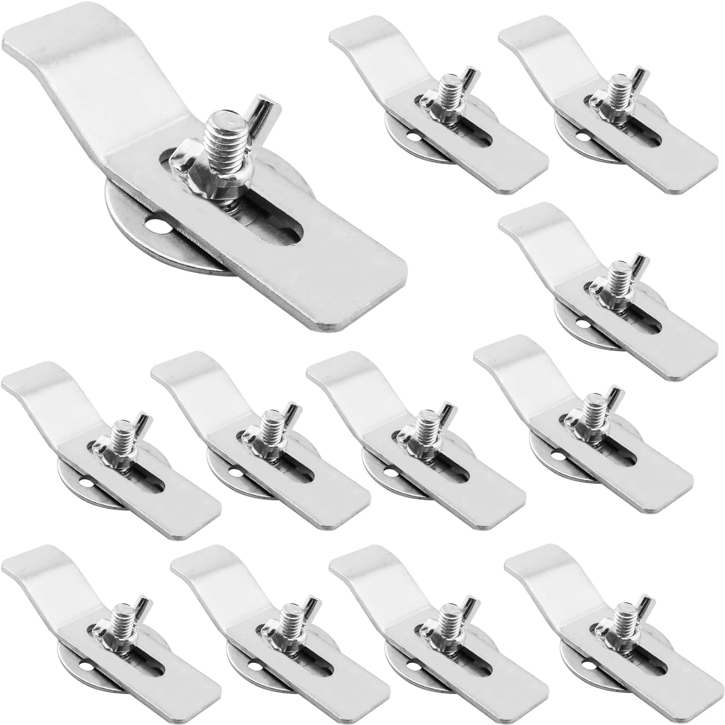 DZS ELEC 12PCS Stainless Steel Sink Bottom Long Base Round Bottom Fixed ...